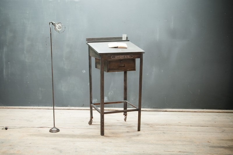 Vintage Intertype Foremans Desk Podium : Factory 20