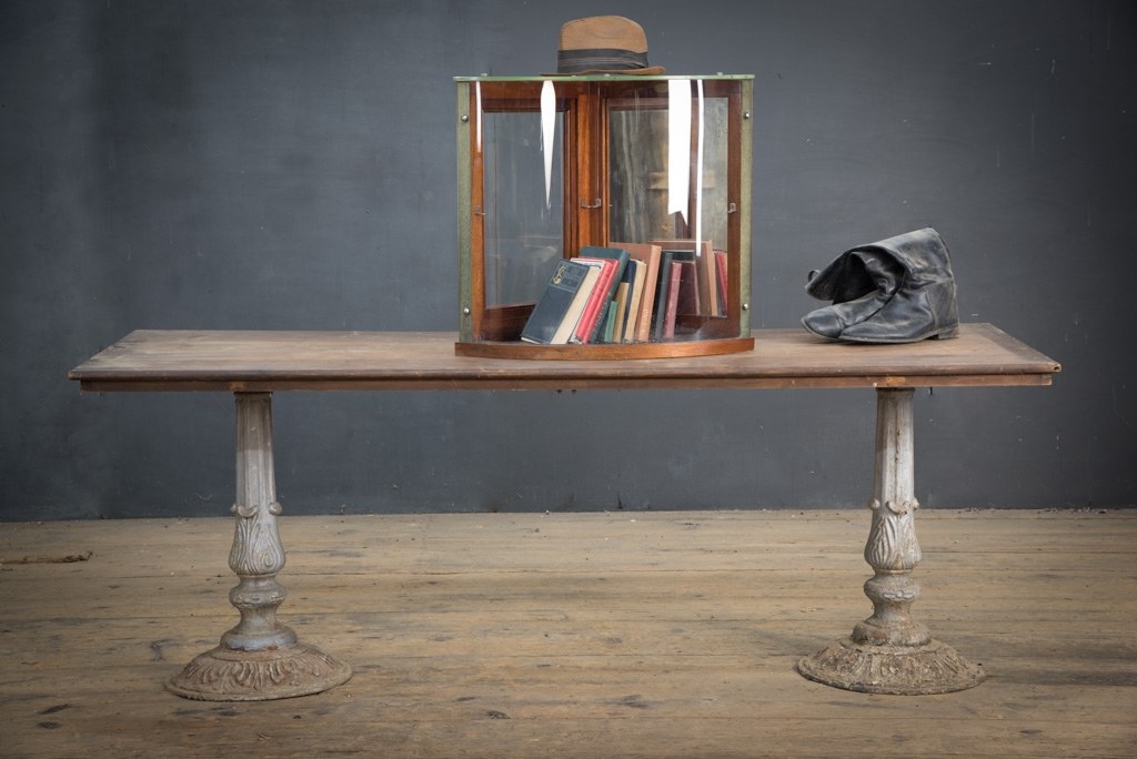 Vintage Rhodes Haberdashery Wedge Display Case : Factory 20