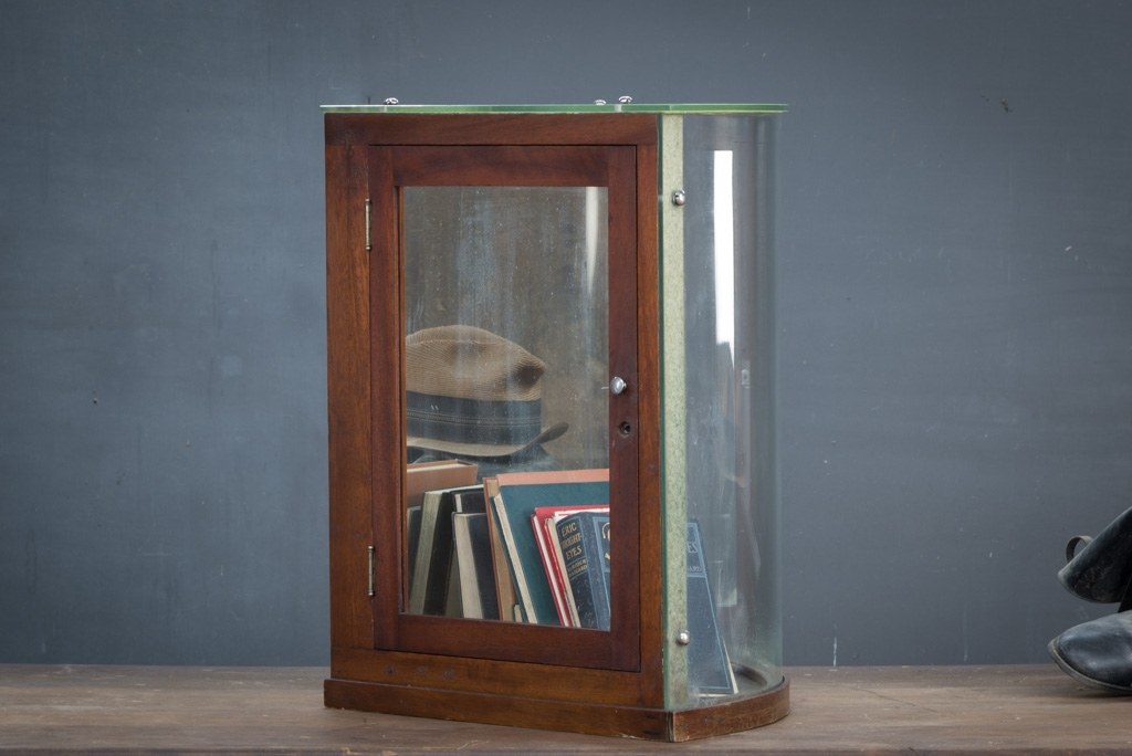 Vintage Rhodes Haberdashery Wedge Display Case : Factory 20