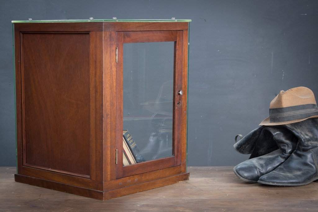 Vintage Rhodes Haberdashery Wedge Display Case : Factory 20