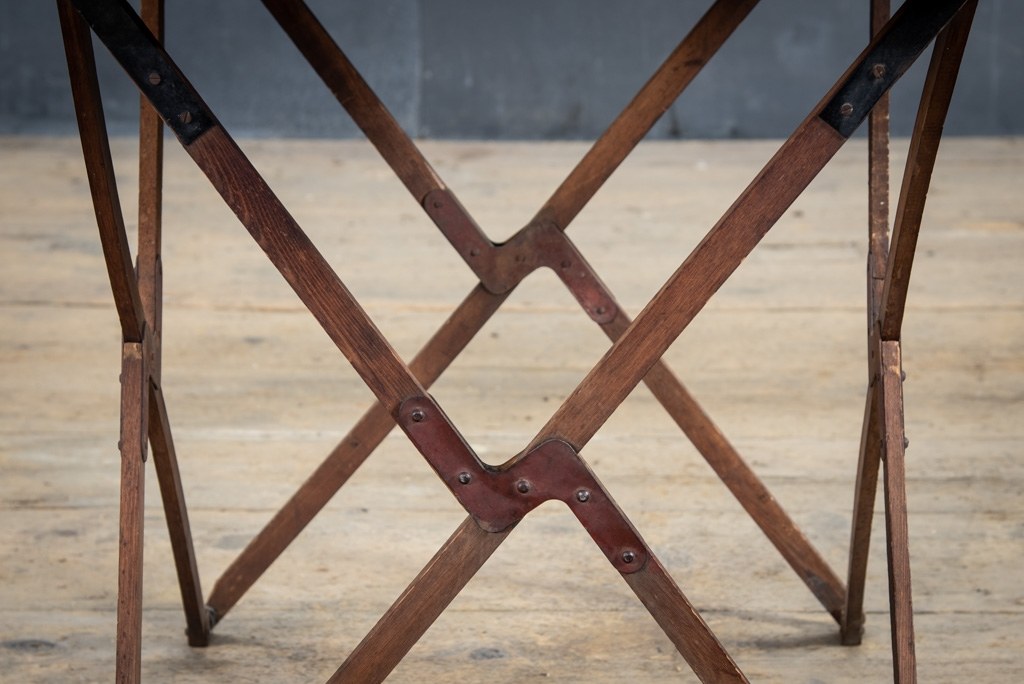 Early Civil War Folding Encampment Table : Factory 20