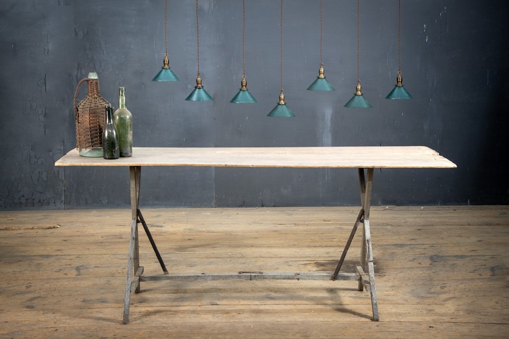 Early Hubbell Cone Pendant Lights : Factory 20