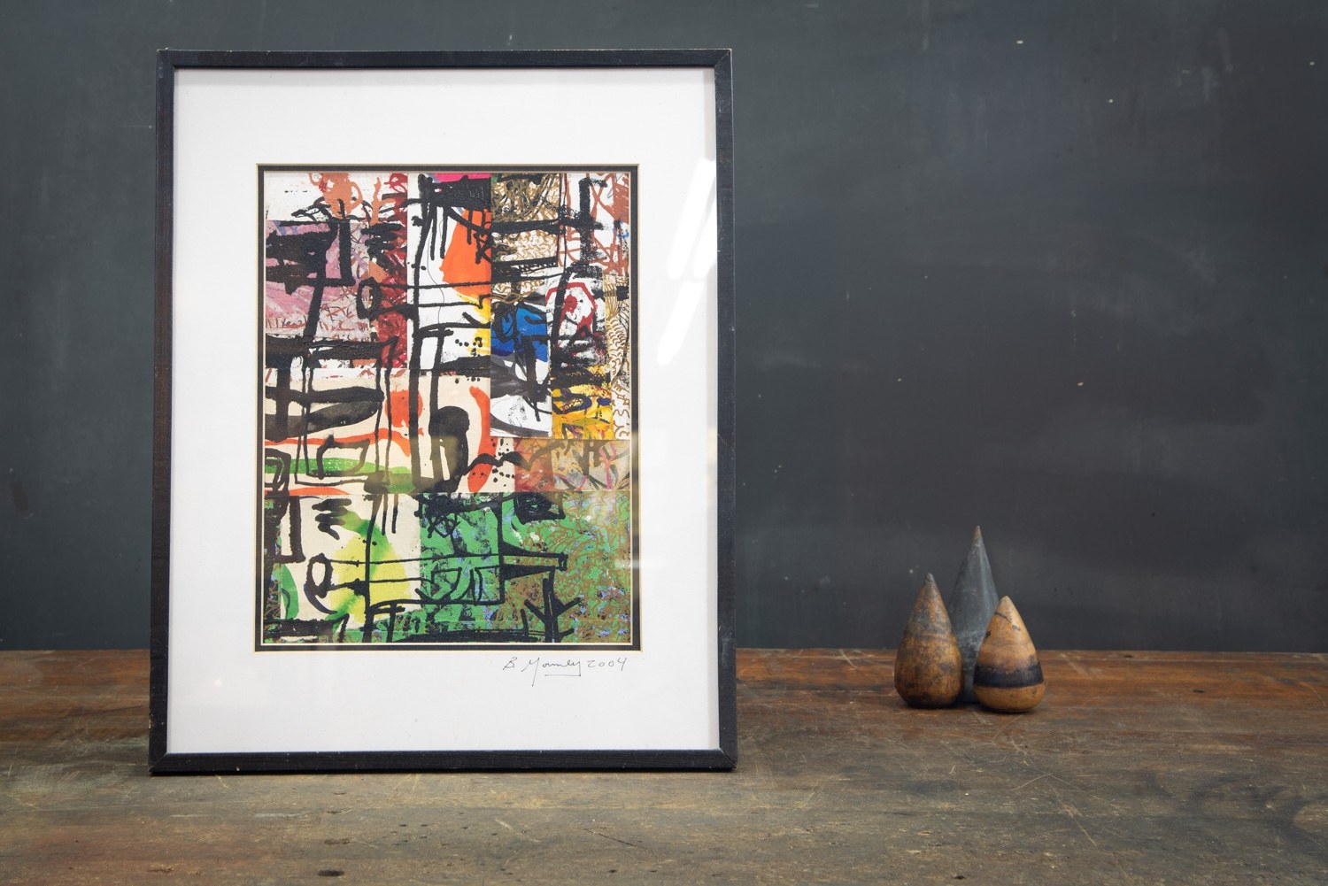 Brian Gormley Mixed Media Collage : Factory 20