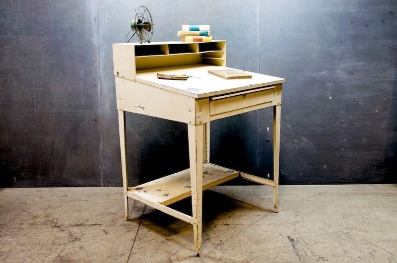 Industrial Steel Foremans Desk : Factory 20