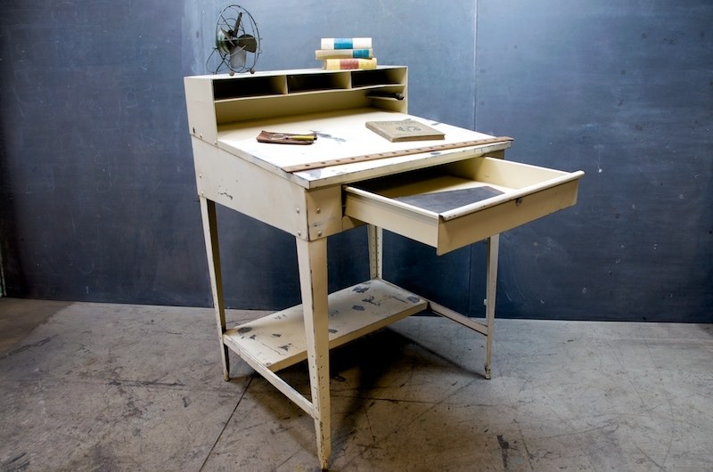 Industrial Steel Foremans Desk : Factory 20
